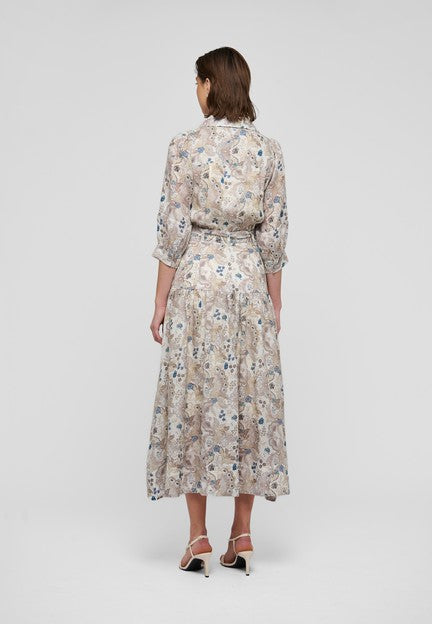 Palma Print Linen Dress PALMADEA – Anne Furbank Store